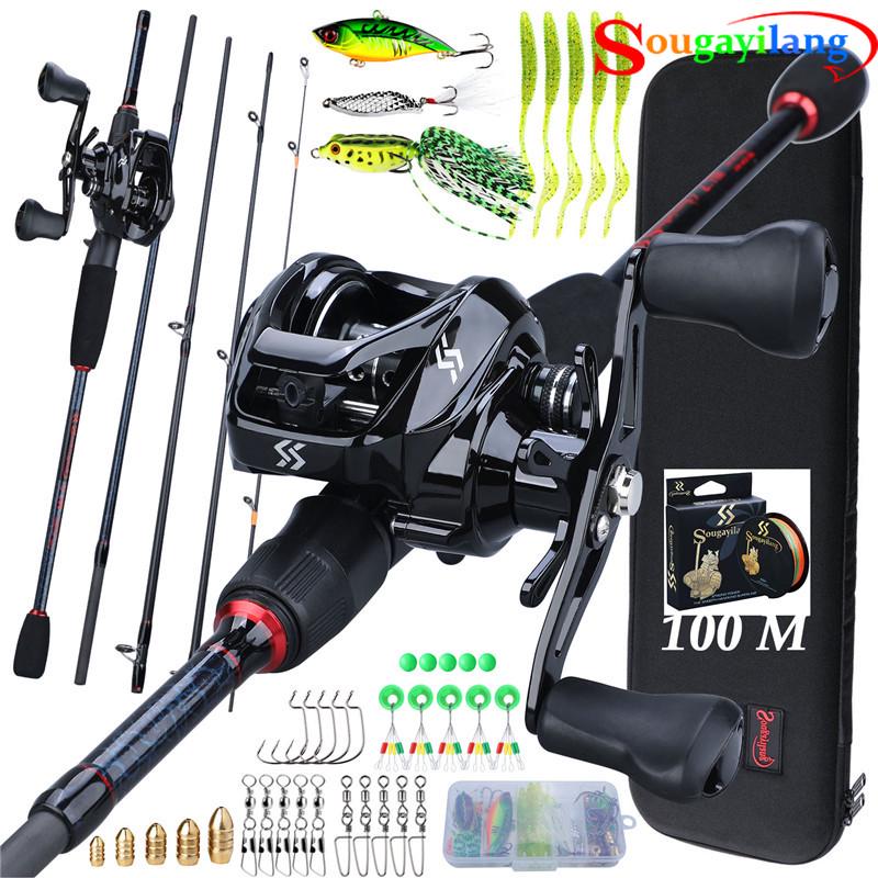 Buy Fishing Rods and Reel Combos 1.98m-2.4m with 12+1BB Fishing Reels ...