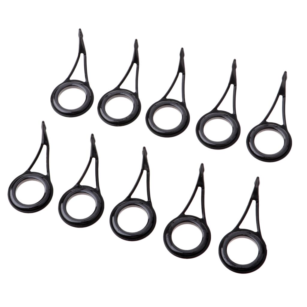 Buy 10x Fishing Rod Eye Ring Guides Line Rings for Spinning/Carp 6 at ...