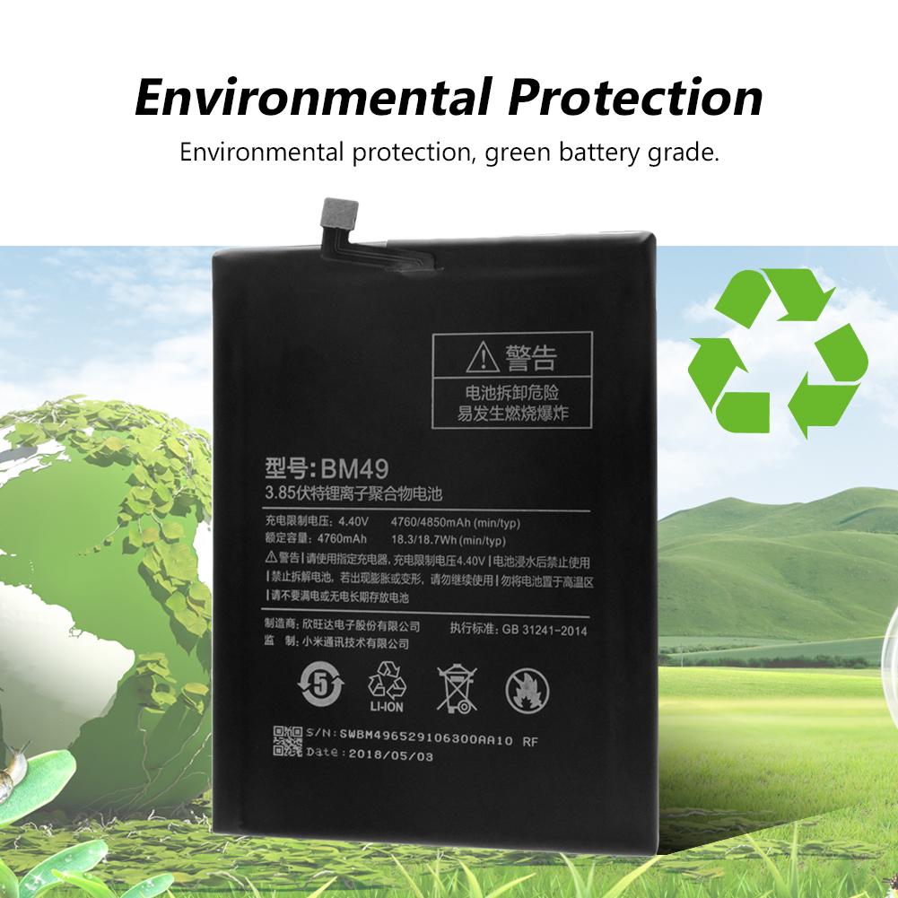 Buy Original Replacement BN40 BM49 BN50 Battery For Xiaomi Mi Max 4100 ...