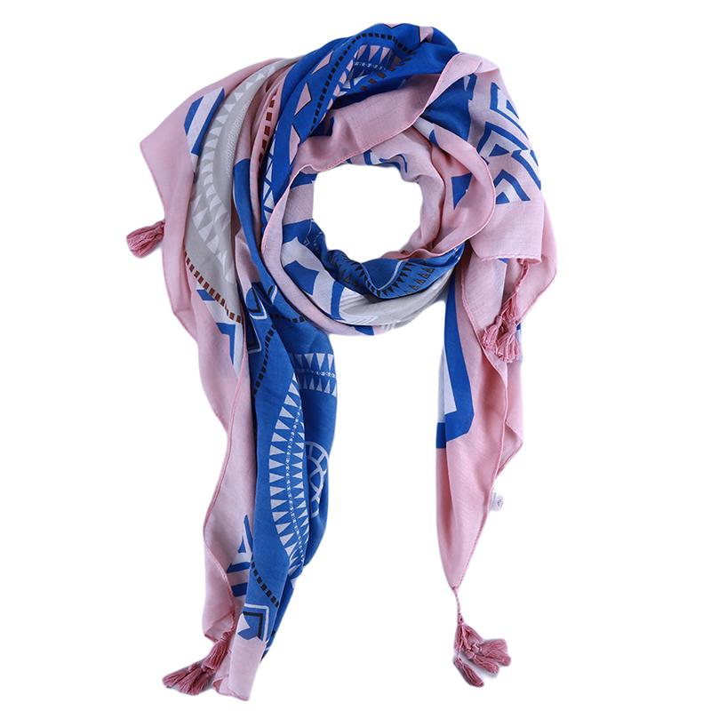 Buy Women's Print Scarf Wraps Shawl Soft Scarves Tippet Bohemia Beach ...