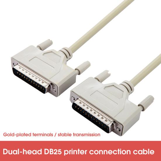 Useful Wear-resistant Data Transmission 1.5m 3m 5m 25-Pin Parallel Port ...