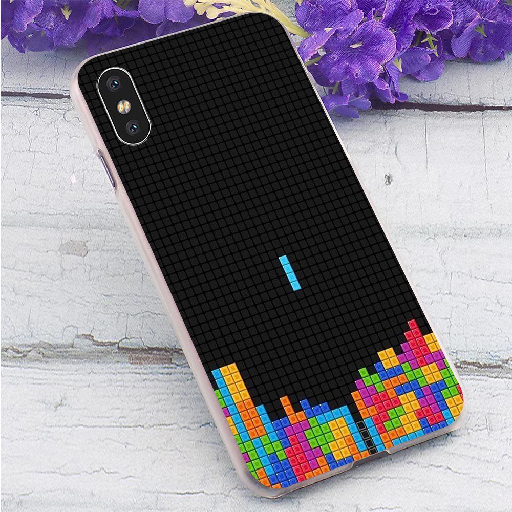Tetris Plastic Hard Phone Case for Huawei P8 Lite 2017 Samsung Galaxy ...