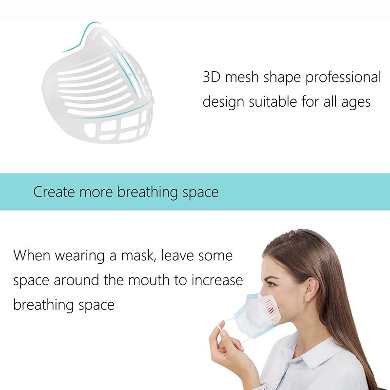Buy 10/5/2Pcs Mask Bracket Mask Support 3D Mouth Breathing Assist Mask ...