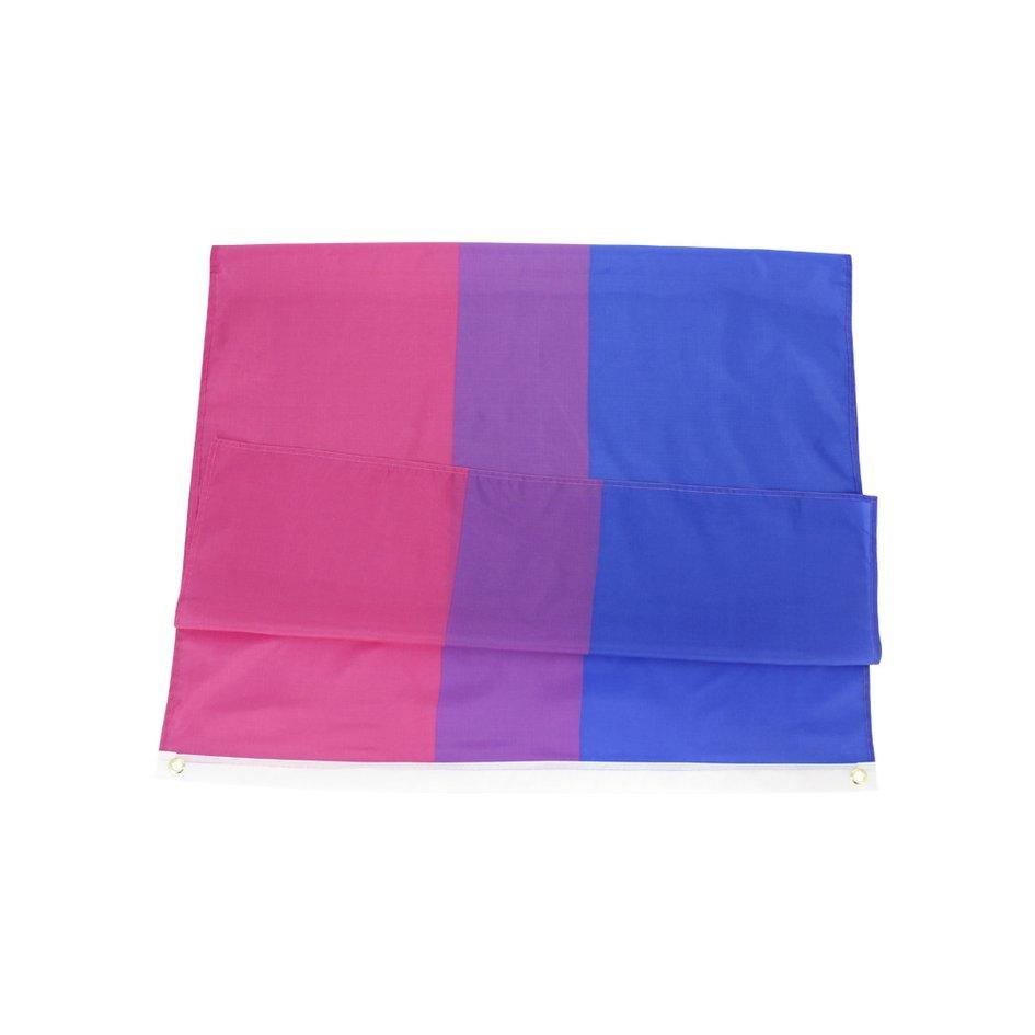 Buy XXJJ 90*150cm Double Penetration Polyester Bisexual Flag Double ...