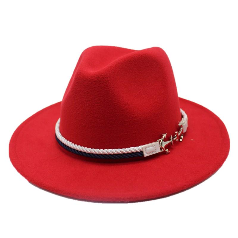 Buy Spring Wide Brim Fedora Men Women Vintage Jazz Hats Fashion Stars ...