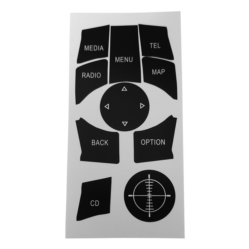 Buy 1pcs Button Repair Decal Black Car Accessories Replacement at ...