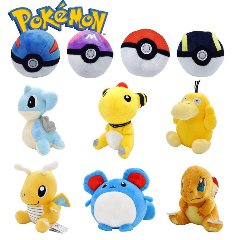Buy 12 Styles Pokemoned Plush Doll Pikachued Stuffed Toy Bulbasaur ...