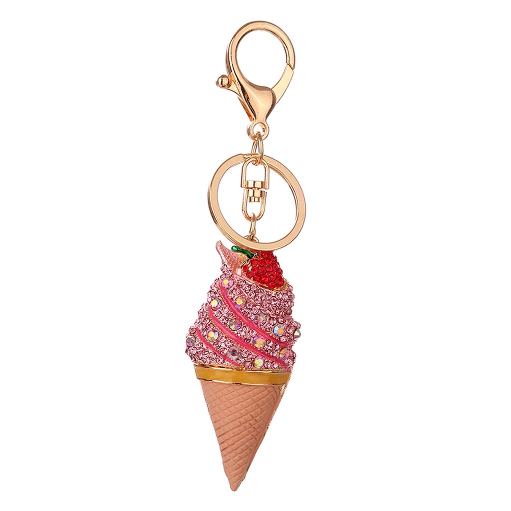 Buy Rhinestone Key Chain Car Key Ring Accessory Crystal Bag Decor ...