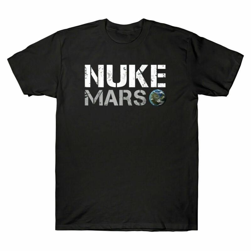 Nuke Mars Space Exploration Terraforming Of Mars Funny Man’S Shirts ...