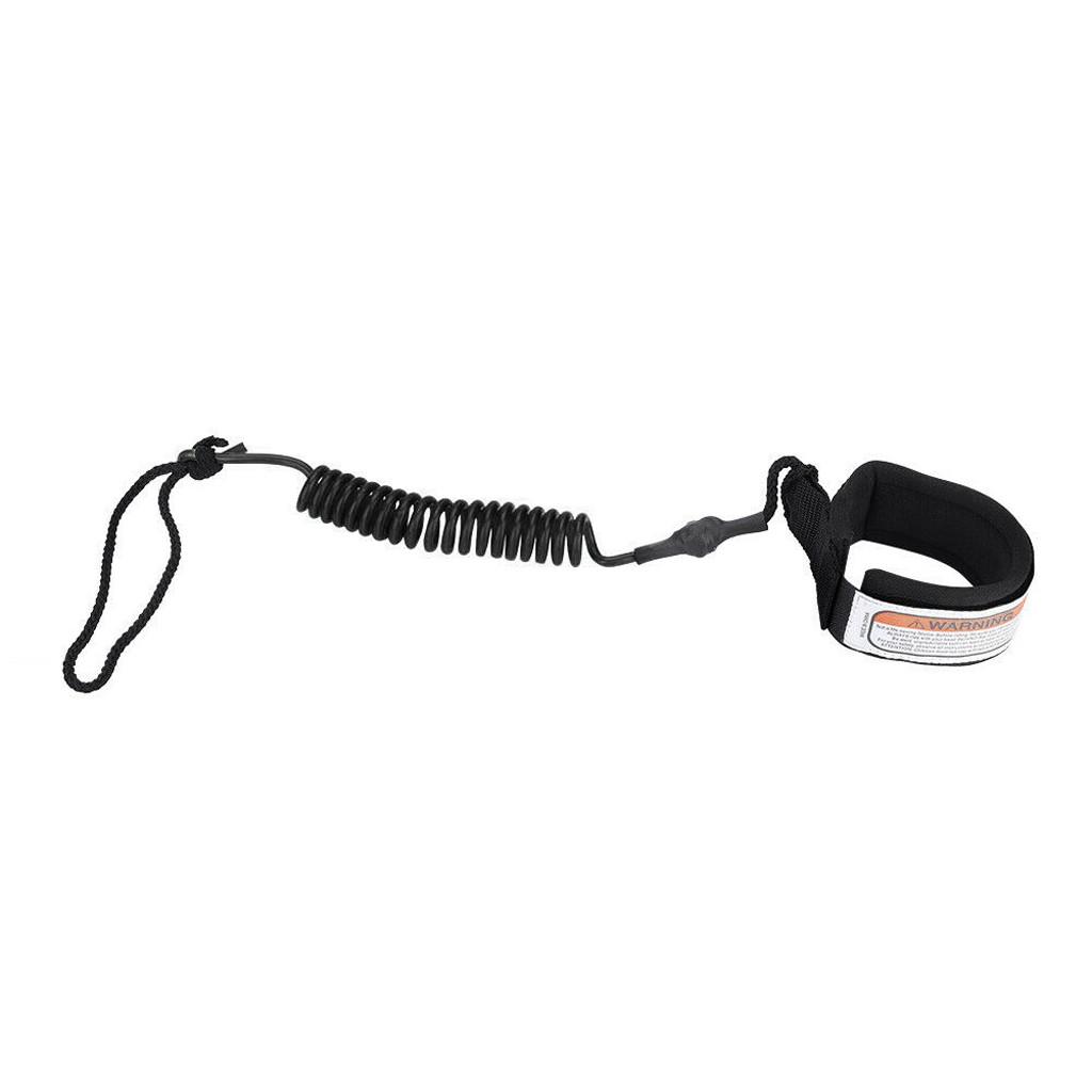 Buy Stand Up Paddle Board Coiled Spring Leg Foot Rope Surfing Leash ...
