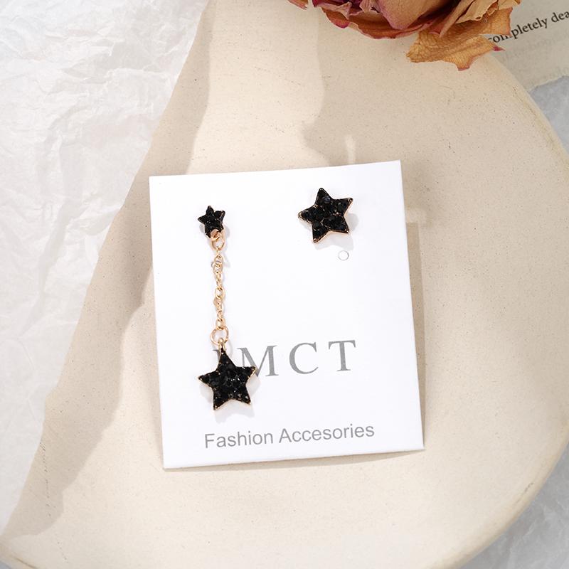 Buy Five-Pointted Star Drop Stud Earrings For Women Party Christmas Gift Wholesale at affordable ...