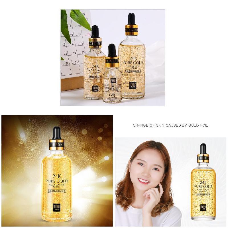 Buy Anti Gold Aging 24K Essence Wrinkle Moisturizing Skin for Liquid ...