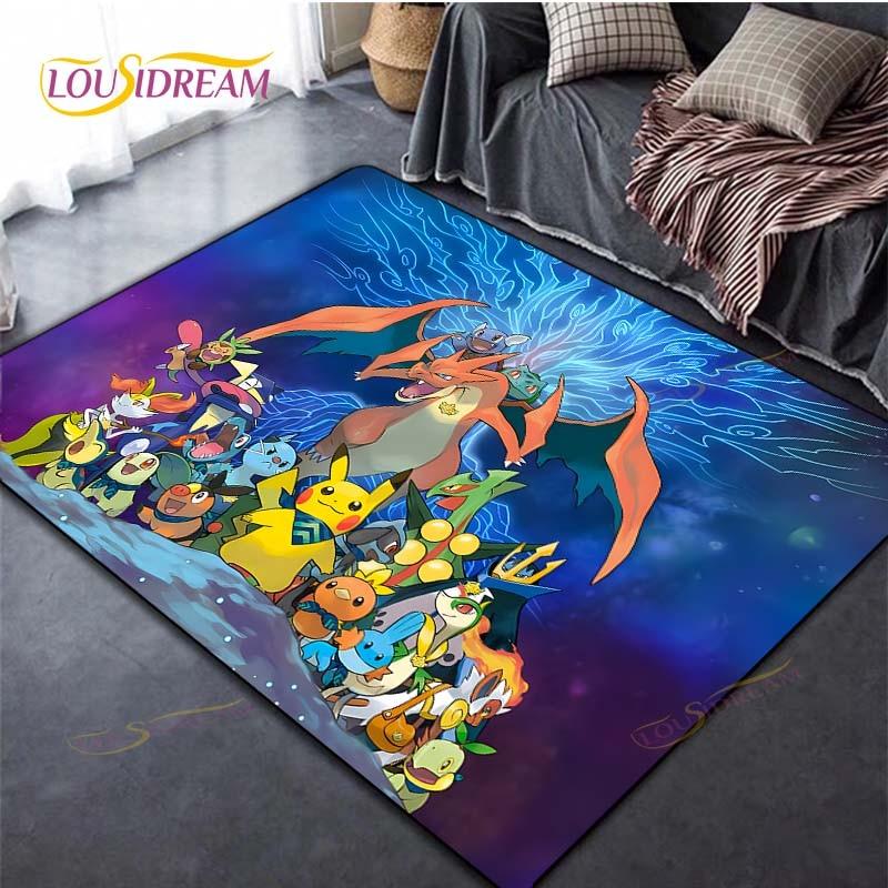 Buy Anime Pokemon Pikachu Rug for Kitchen Doormat Bedroom Carpets for ...