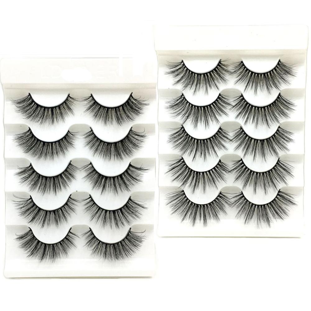 Ultra-wispy Handmade Fluffy Full Volume Natural False Eyelashes Lash ...