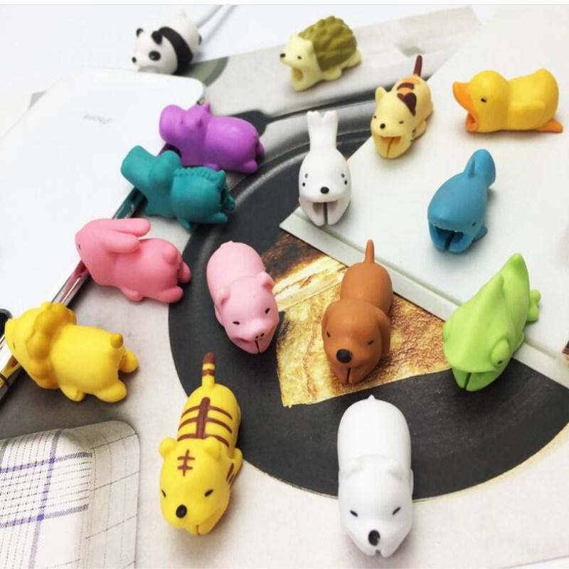 Buy Mini Cute Style Random Creative Animals Bite USB Charger Data ...