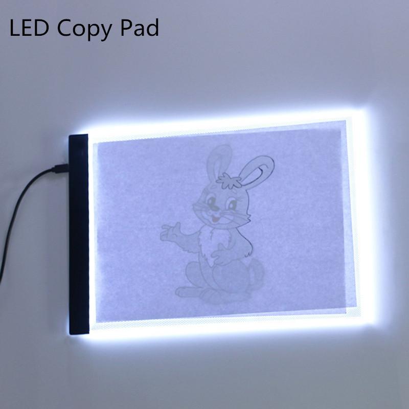 Buy LED A4 Waterproof Drawing Tablet Painting Gifts Copy Board Digital ...