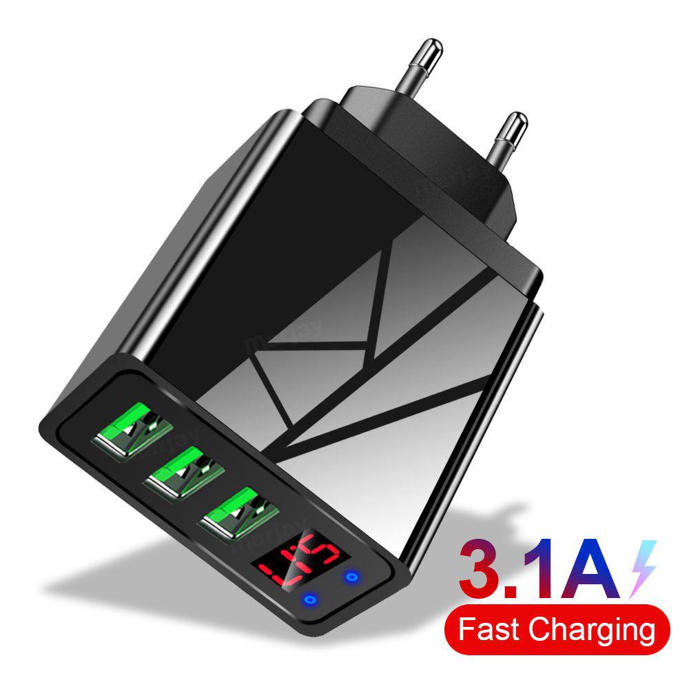 Buy Durable USB Hub Quick Charge Wall 3 Multi-Ports Charger Adapter ...