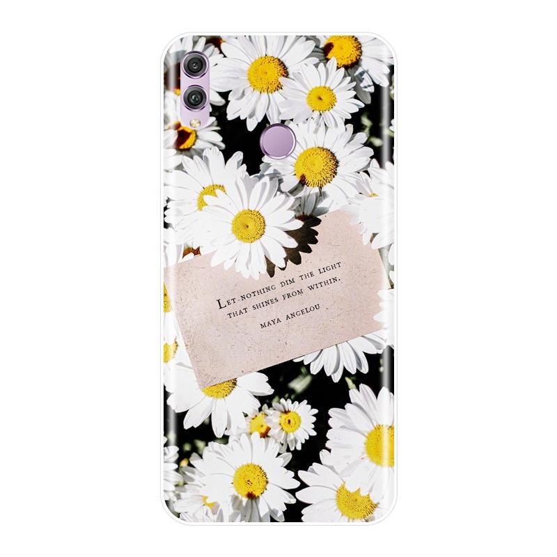 Case For Huawei Honor 8X MAX 10 9 8 7 7S 7X 7A 7C Pro Daisy Flower ...