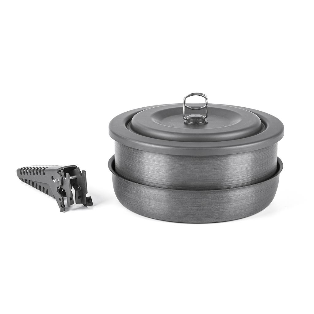 Buy 5Pcs Hard Anodized Aluminum Alloy Pots Pans Set Solid Cookware Set ...