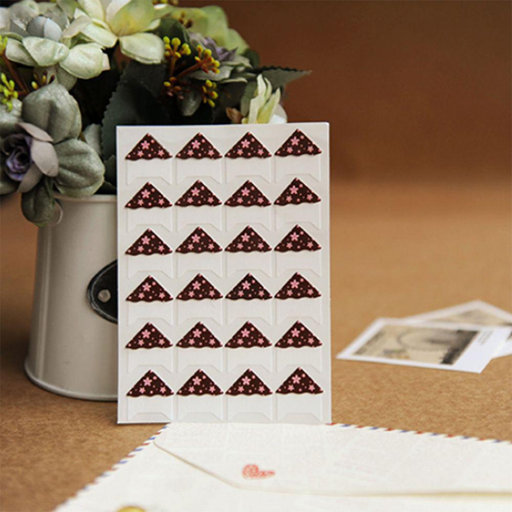 Buy Handwork Floral DIY Frame Paper Decoration Photo Corner Stickers ...