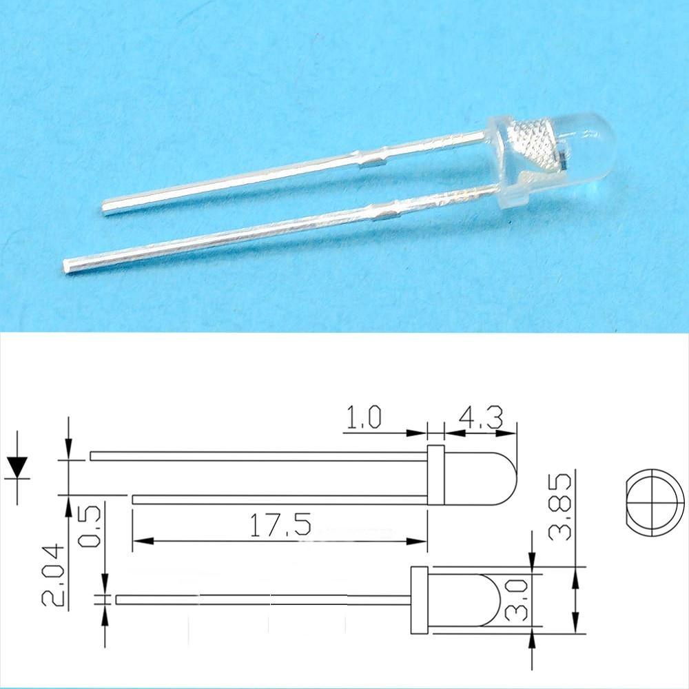 Cheap 100Pcs 3mm Fast Slow RGB Round Flash Rainbow MultiColor Red Green Blue Diode Light ...