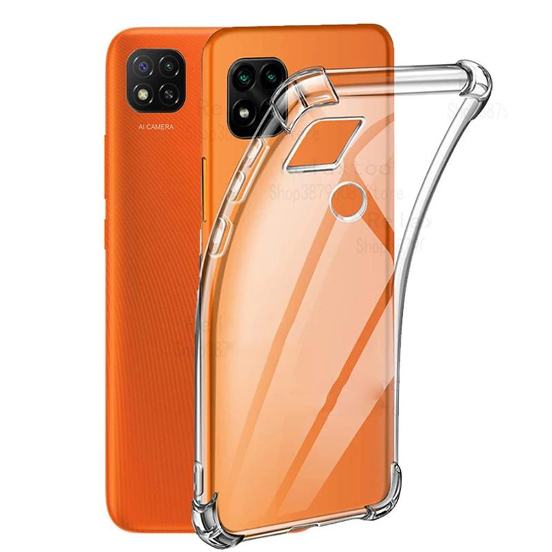 Shockproof Transparent Case For Xiaomi Redmi 9C 9A 9T Silicone Airbag ...