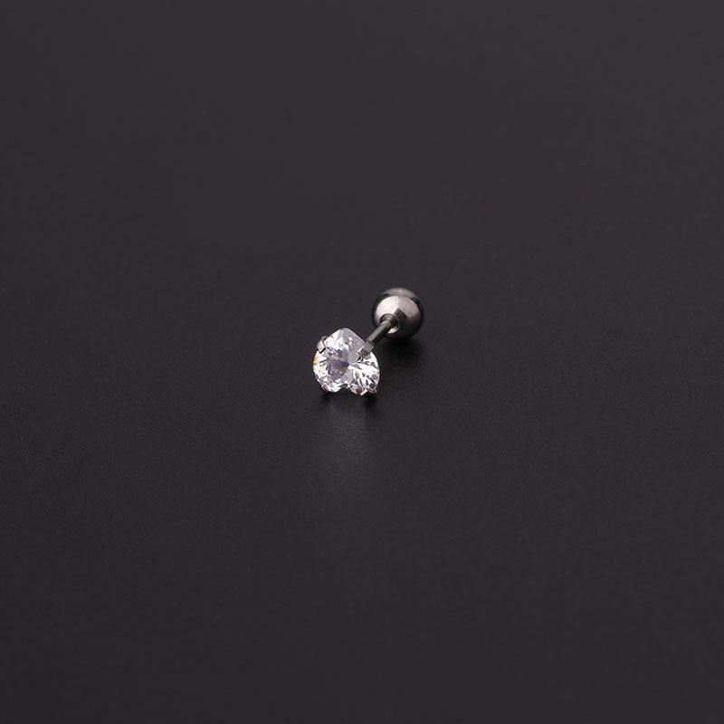 Cheap 1Pc Zircon Thin Rod Stainless Steel Screw Ball Ear Bone Stud ...