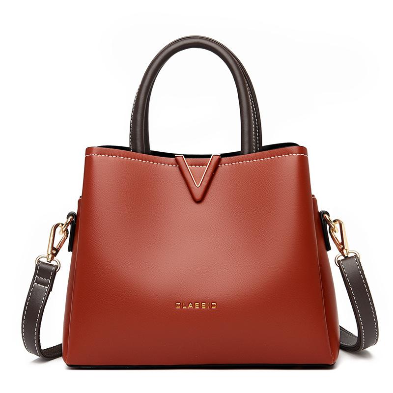 Buy 2021 New Handbag Shoulder Bag Temperament Western Mother Middle ...
