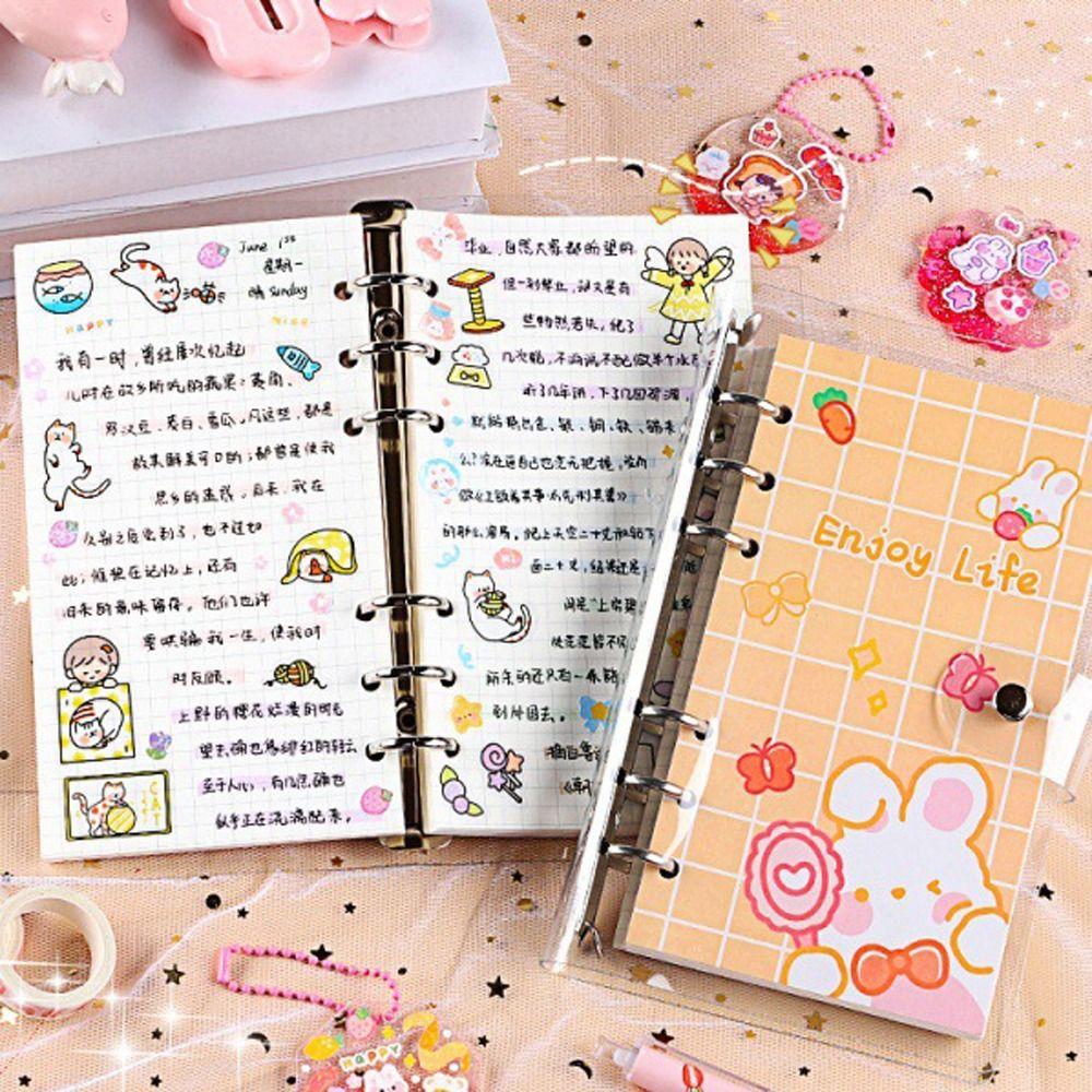 Buy DIY Scrapbook Office Supplies Coil Notepad Notepad Detachable ...