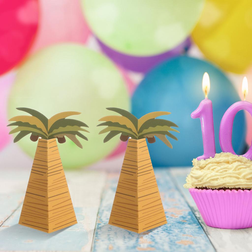 Buy 20Pcs Wedding Gift Boxes Coconut Tree Shape Candy Boxes Creative ...