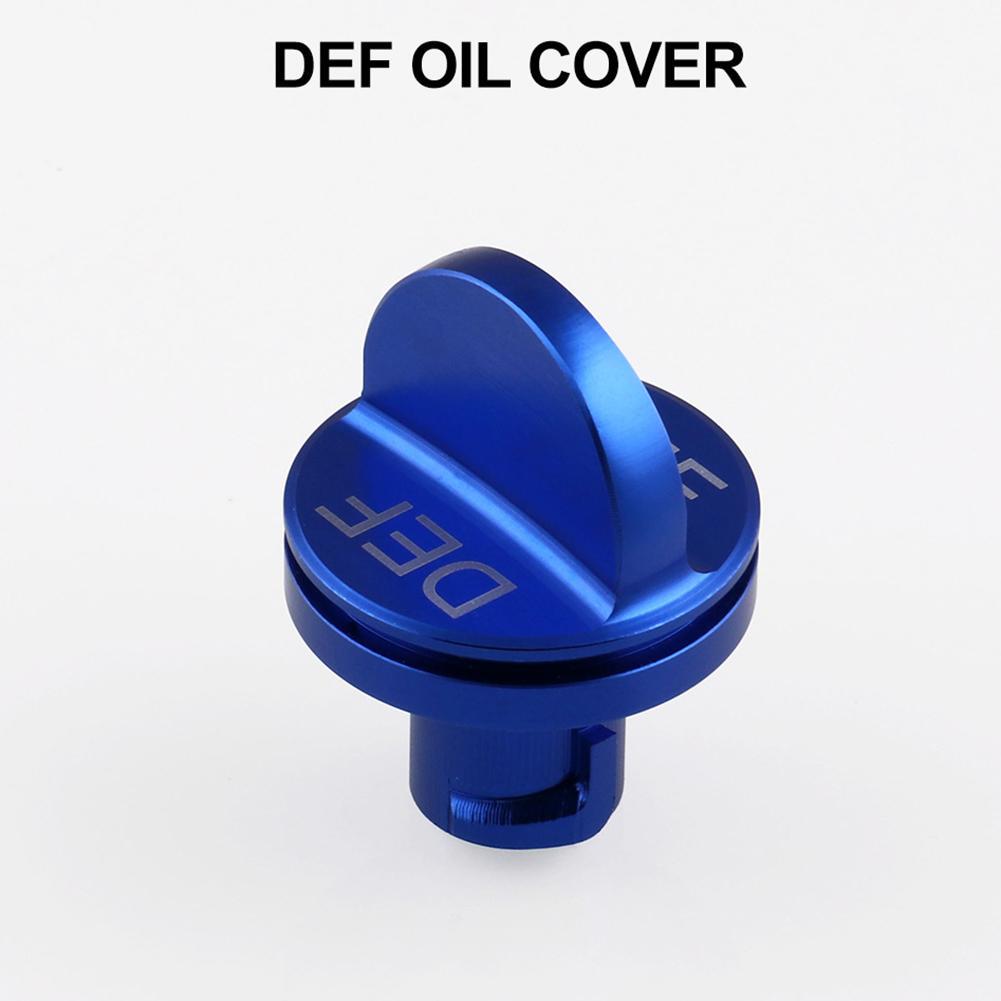 Buy Aluminum Alloy Diesel Exhaust Fluid DEF Cap Blue for Dodge Ram 2013 ...