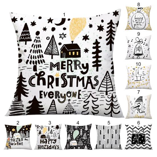 Exquisite Workmanship Pillow Cover Fashion Durable Anti-scratch Merry ...