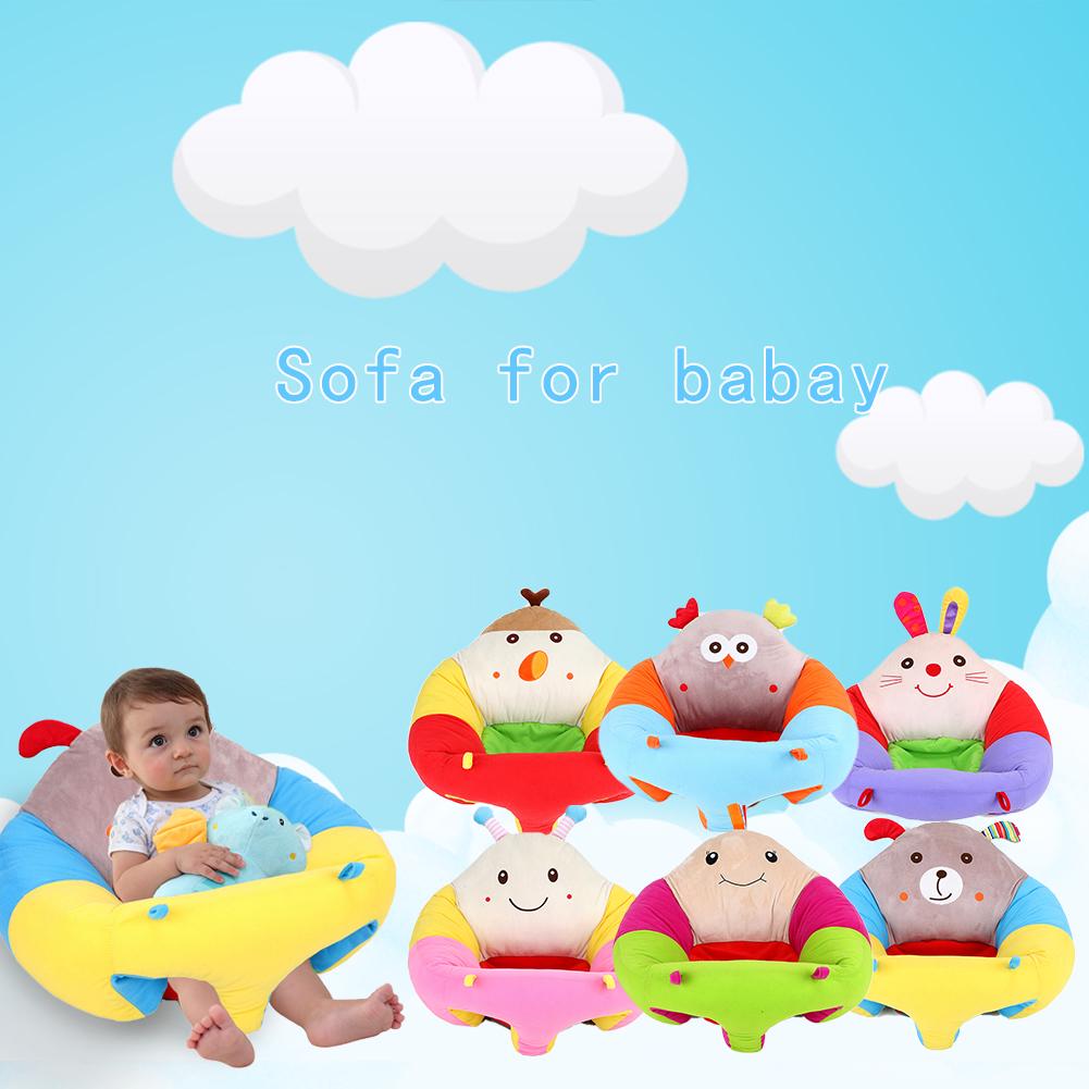 Buy Cartoon Shape Baby's Learning Seat Safa Plush Toy Children's ...