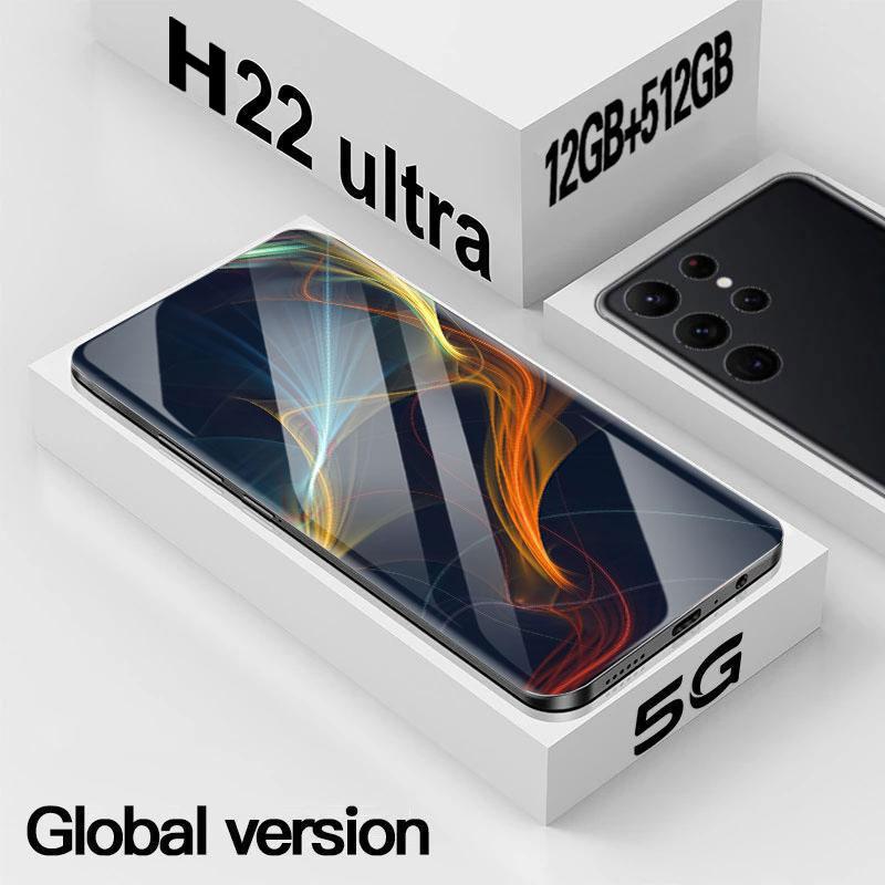 Buy H22 Ultra Smartphone Android 7.2 Inch 12GB 512GB Cell Phone ...