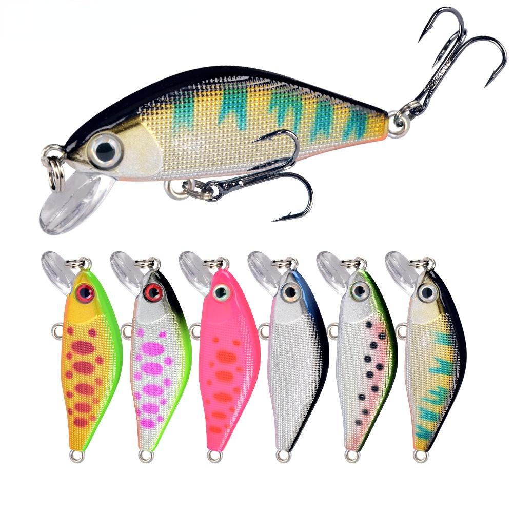1 adet Mini Batan Minnow Wobblers Balıkçılık Yemi 50mm 4.3g Alabalık ...
