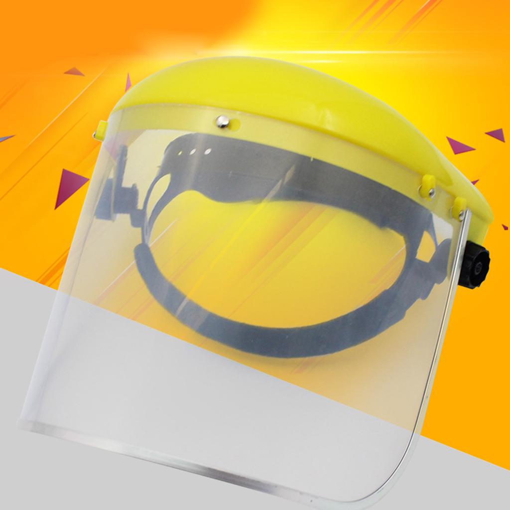 Buy Safety Face Shield Full Cover Cap Kitchen Grass Cutting Anti Splash ...
