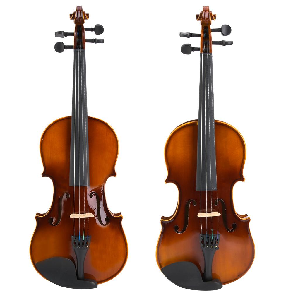 Buy Retro Maple Wood Violin with String Rosin Box Musical Instrument ...