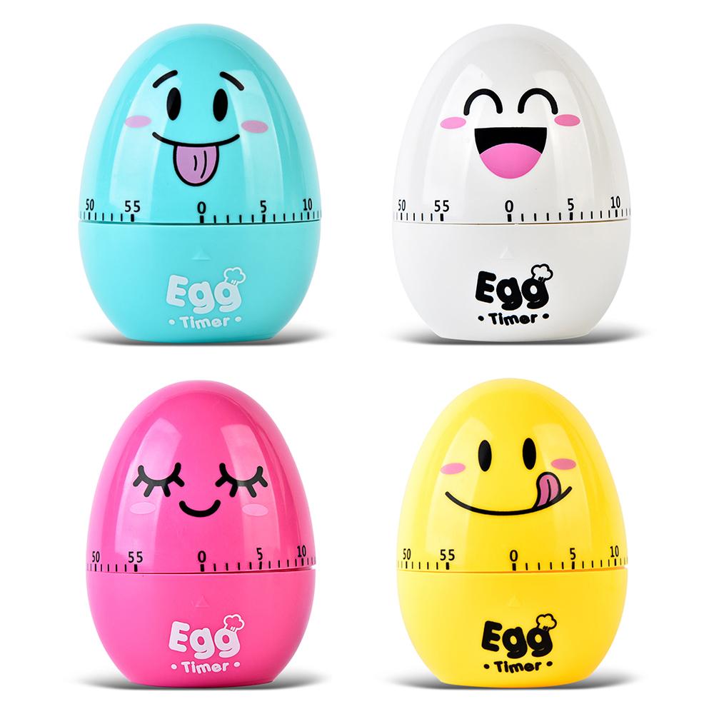Buy Mechanical Clockwork Egg Kitchen Timer 60-Minute Smile Face Kitchen ...
