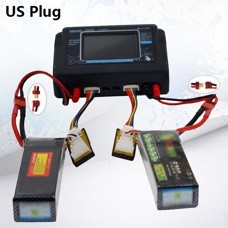 Htrc T240 Duo 10A Çift Kanallı Pil Denge Şarj Cihazı Dis Şarj Cihazı ...