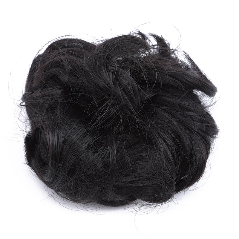 Buy Messy Bun Curly Drawstring Hair Chignon Girl Extension Synthetic ...
