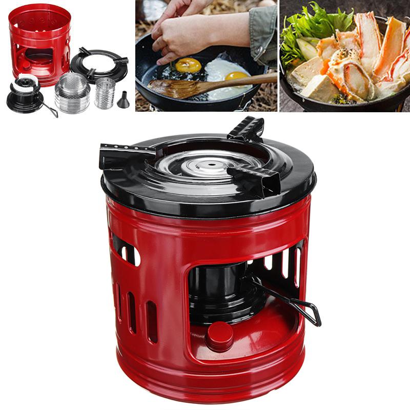 Outdoor Portable Cooking Stove Camping Pocket 8 Wick Kerosene Stove ...