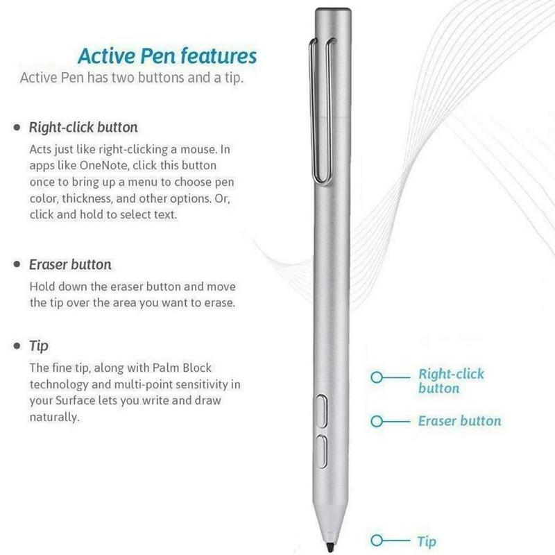 Fashion Aluminium Tablet Stylus Pen For Laptop Microsoft Capacitive ...