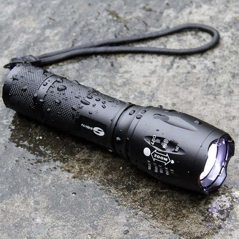 Buy USB Rechargeable LED Torch Flashlight Powerful Pocket Torch ...