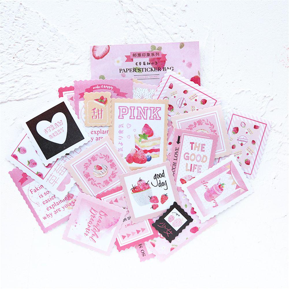 Buy Stationery Adhesive Paper Stamps Series Notebook Gift Tags ...