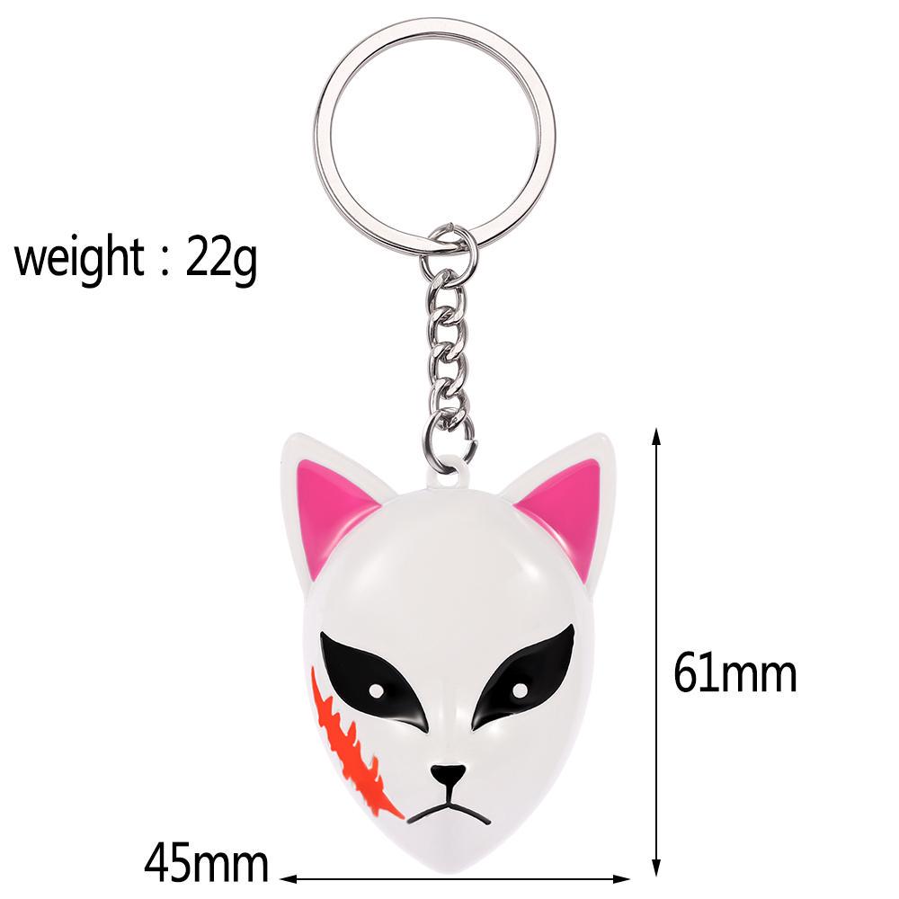 Buy Anime Demon Slayer Kimetsu no Yaiba Tanjirou Mask Keychain Makomo ...