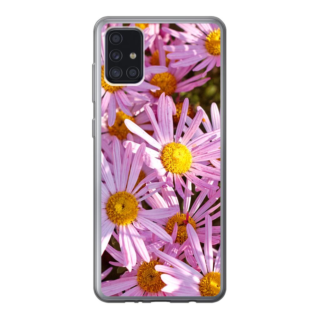 Satın alın Samsung Galaxy A52 5G Soft Case - Aster flowers in a garden | Joom