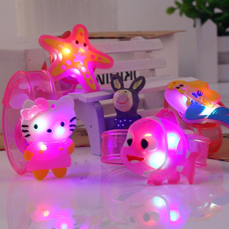 Buy Baby Kids Light-up Cartoon Toys Wrist Hand Dance Party Decoration ...