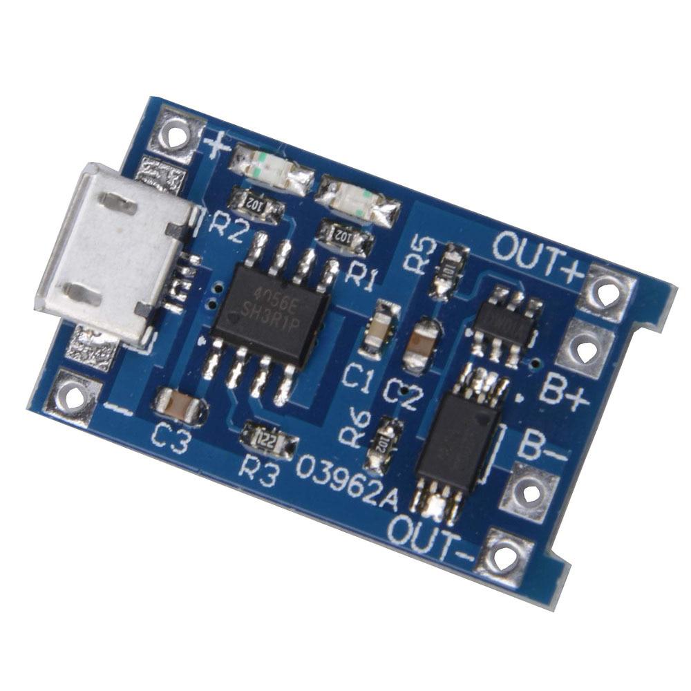 Buy 10Pcs TP4056 5V 1A Micro USB 18650 Lithium Battery Charger Module ...