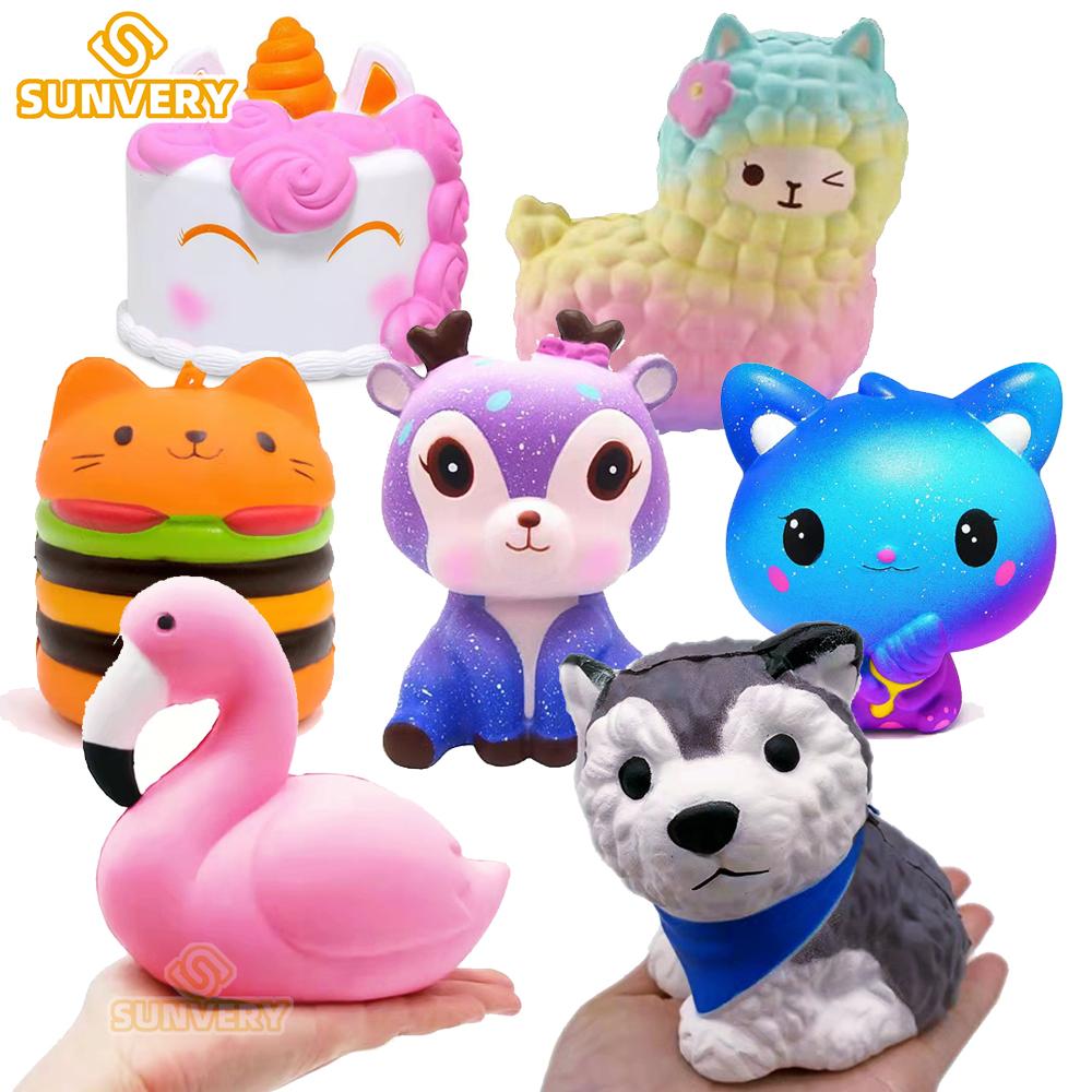 Kaufe Jumbo Squishy Kawaii Animal Unicorn Cake Deer Panda Squishies ...
