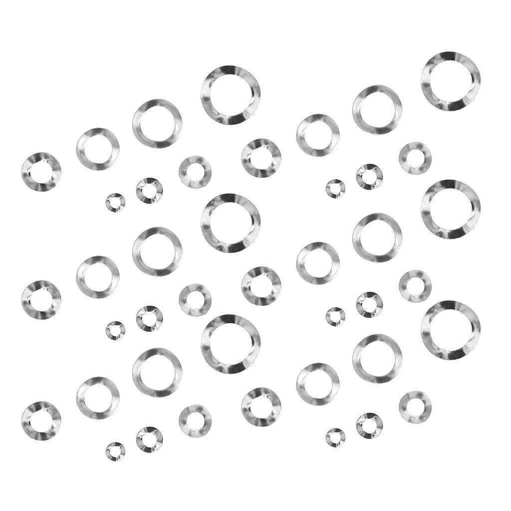 100Pcs Wave Washer Assortment Kit Crinkle Wavey Washers A2 Stainless ...